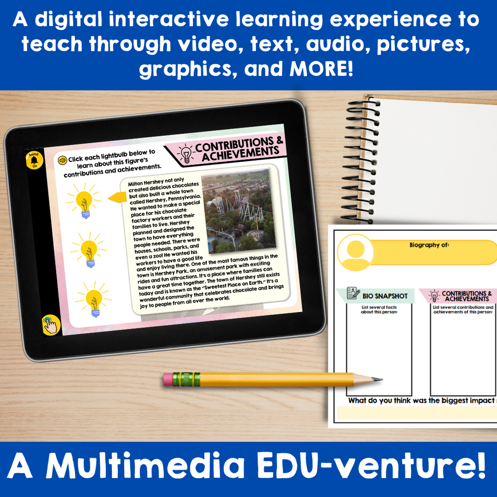 Duke Ellington Biography LINKtivity® for Kids — THE CLASSROOM NOOK