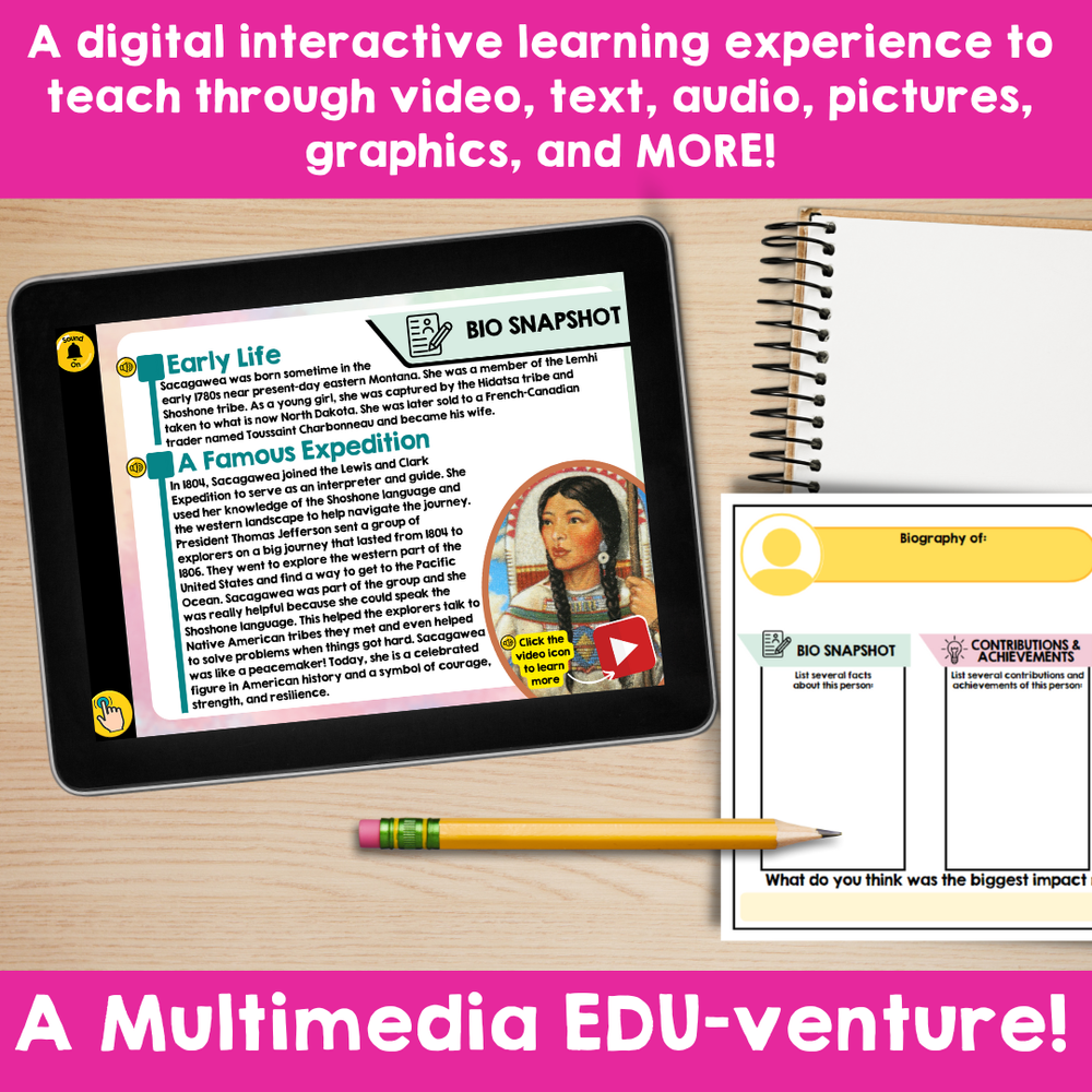 Mae Jemison Biography LINKtivity® for kids — THE CLASSROOM NOOK