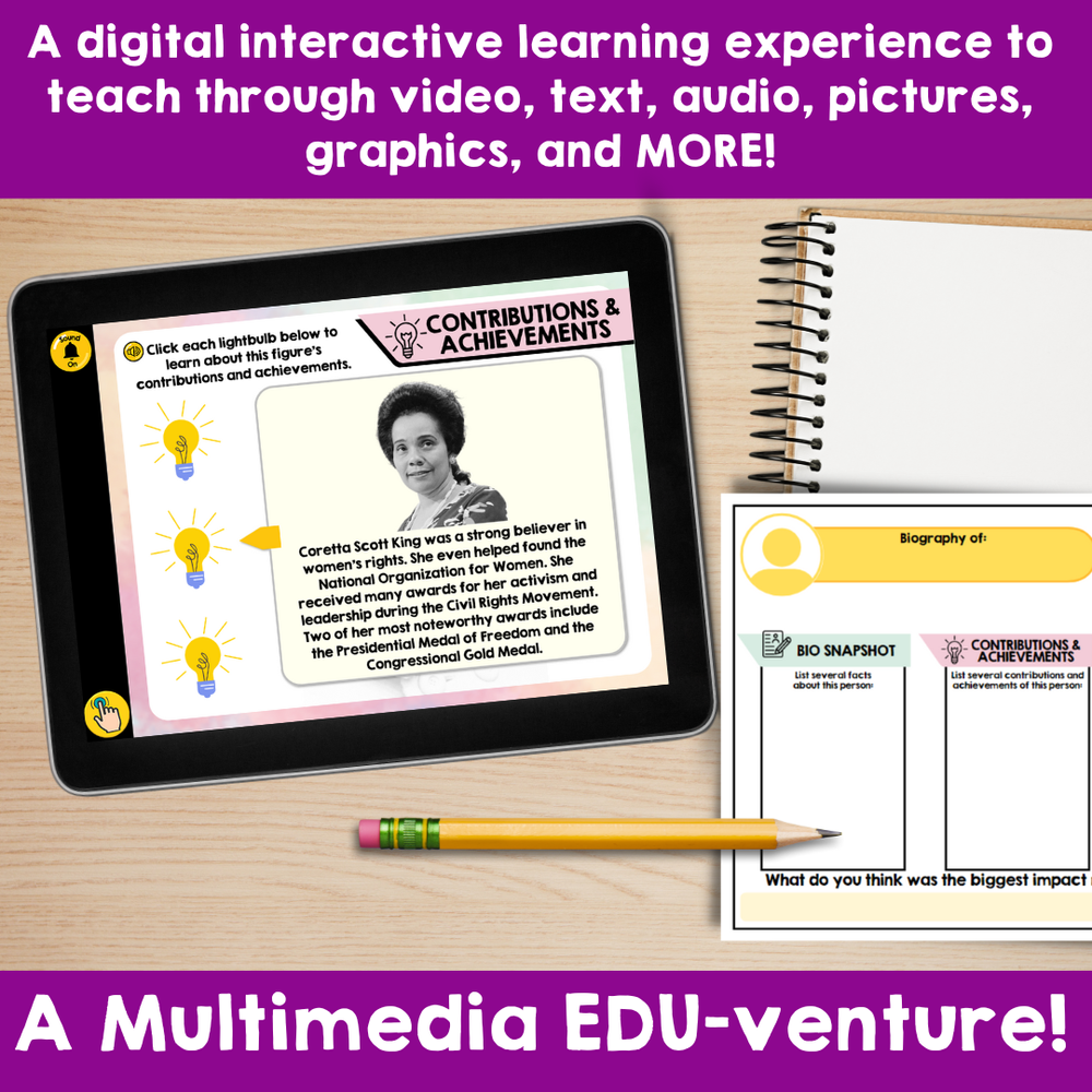 Maya Angelou Biography LINKtivity® for Kids — THE CLASSROOM NOOK