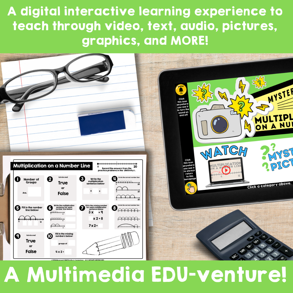 2-Digit Multiplication LINKtivity -Multiplication Strategies, Word ...