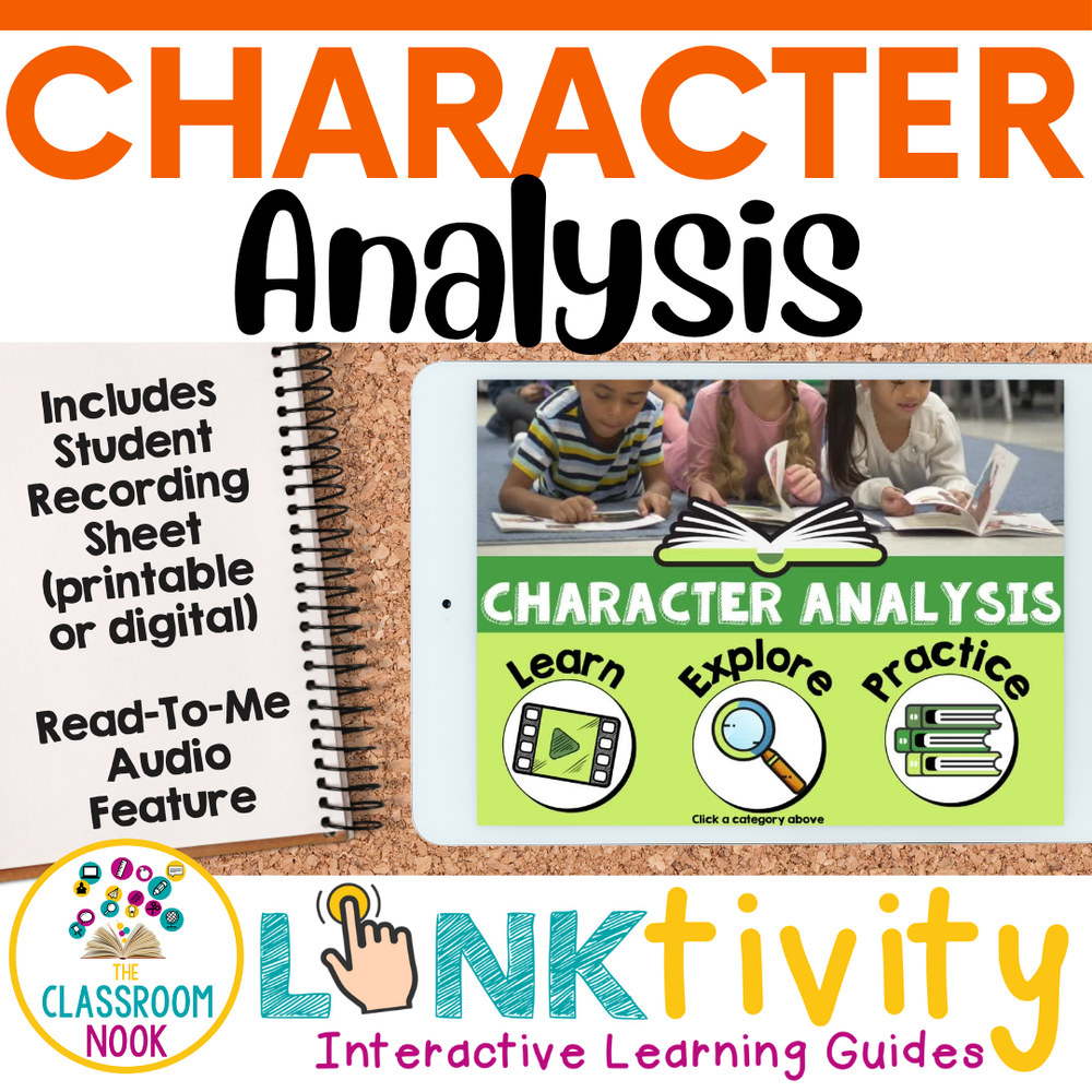 Character Change & Development LINKtivity® - Types of Change (Reading ...