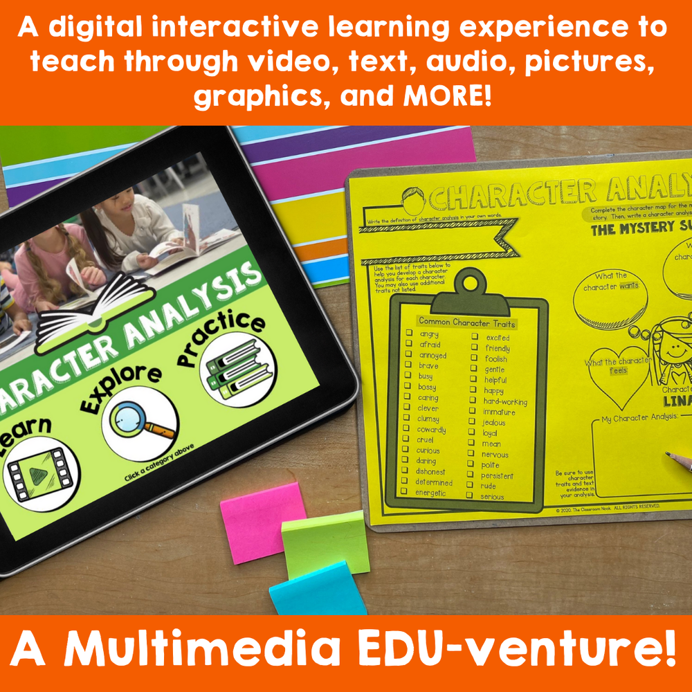 Character Change & Development LINKtivity® - Types of Change (Reading ...