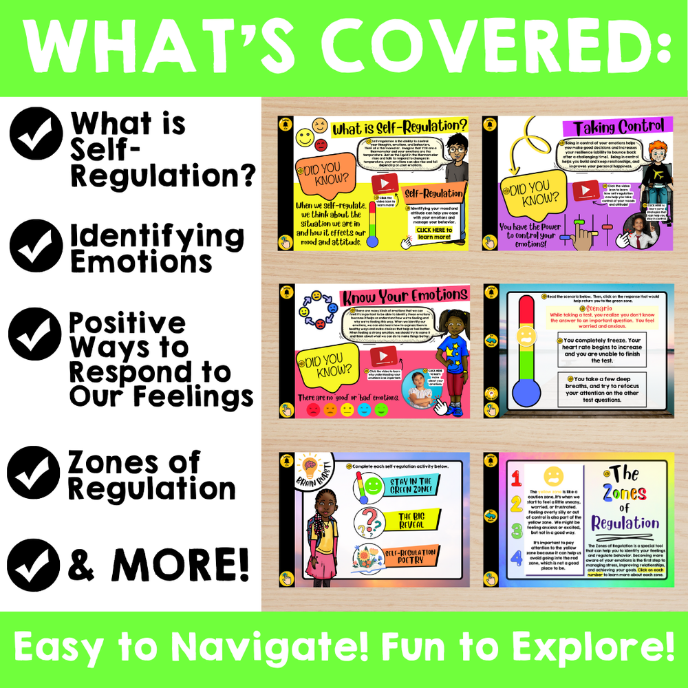 Self-Awareness LINKtivity® | Social Emotional Learning | Social Skills ...