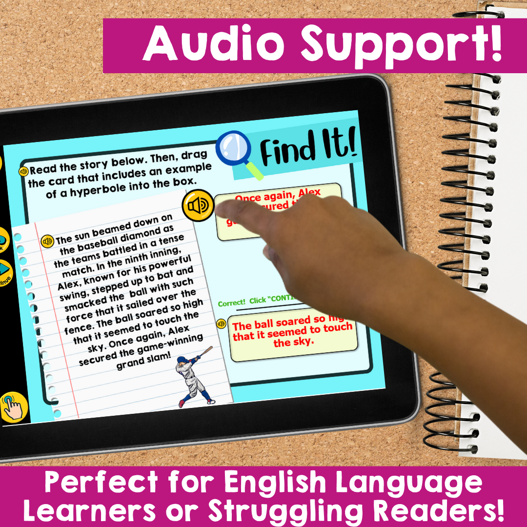 Figurative Language for Kids! Teaching Alliteration (LINKtivity Digital ...