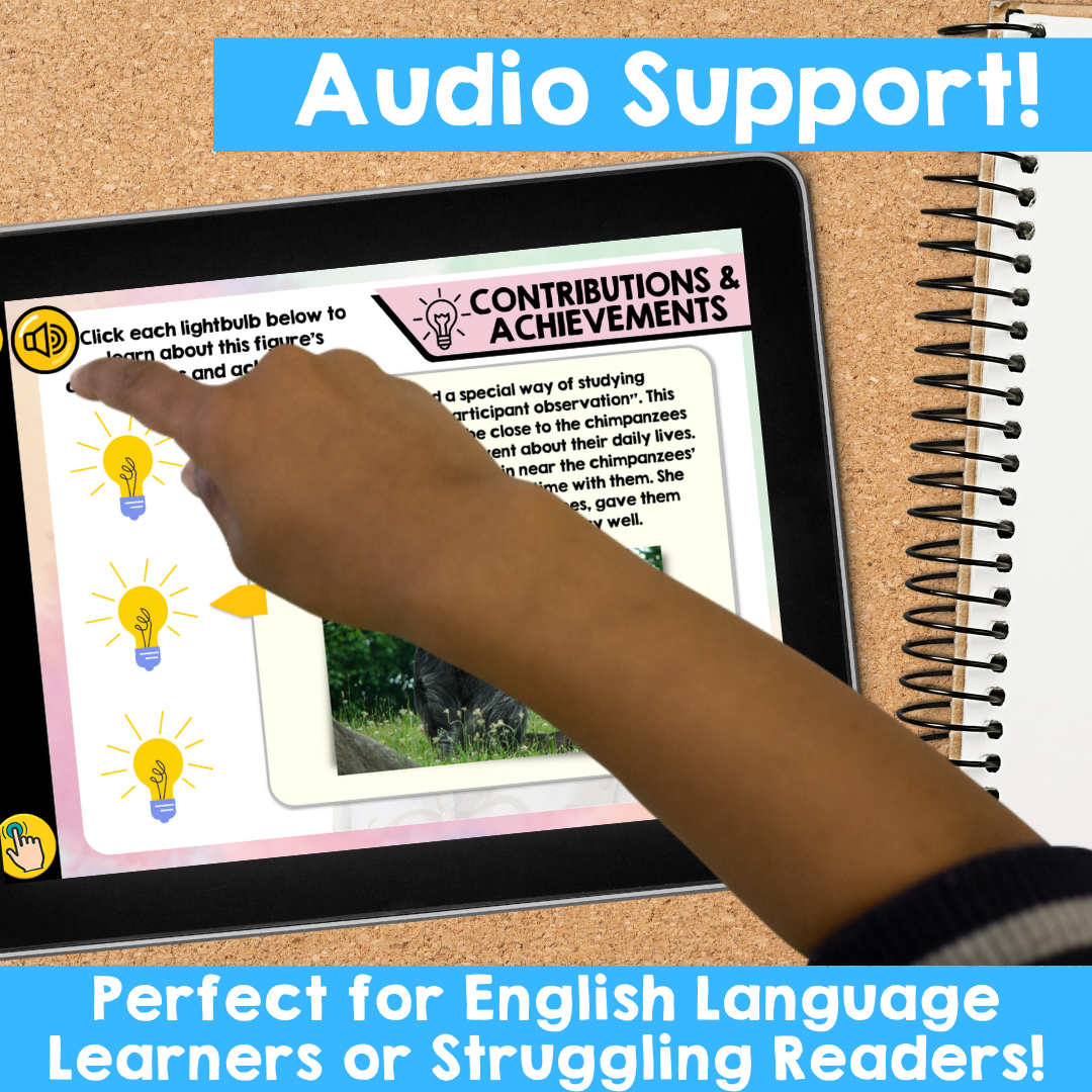 Albert Einstein Biography LINKtivity® for Kids — THE CLASSROOM NOOK