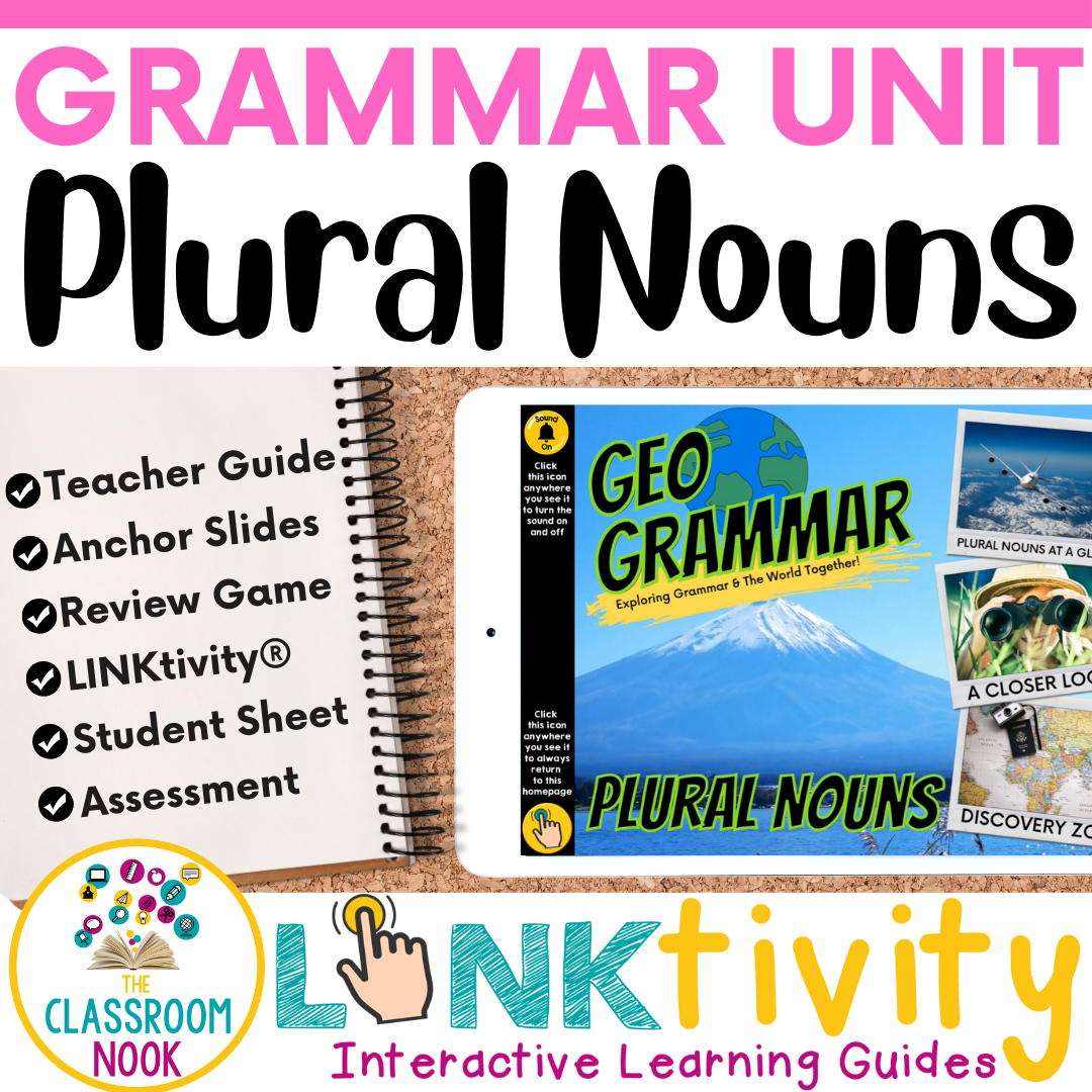 3rd Grade Grammar Activities: PRONOUNS (LINKtivity® + Mini-Unit) — THE ...