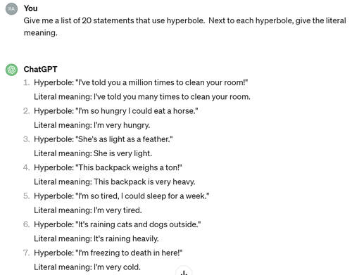 Hyperbole Lessons and Activities That Will Make Your Class Roar with ...