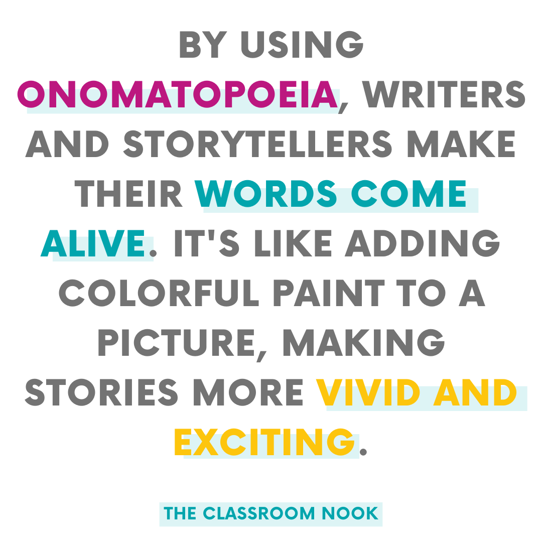 Exciting Onomatopoeia Ideas and Activities for Kids — THE CLASSROOM NOOK