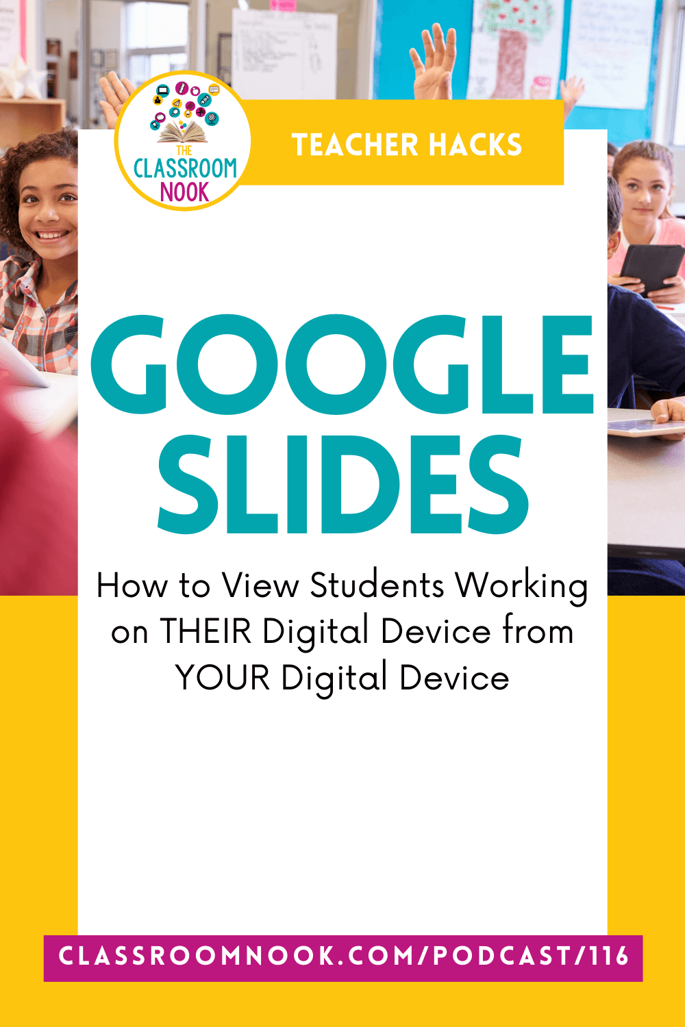 Google Slides Tip: How to View Students Working on THEIR Digital Device ...