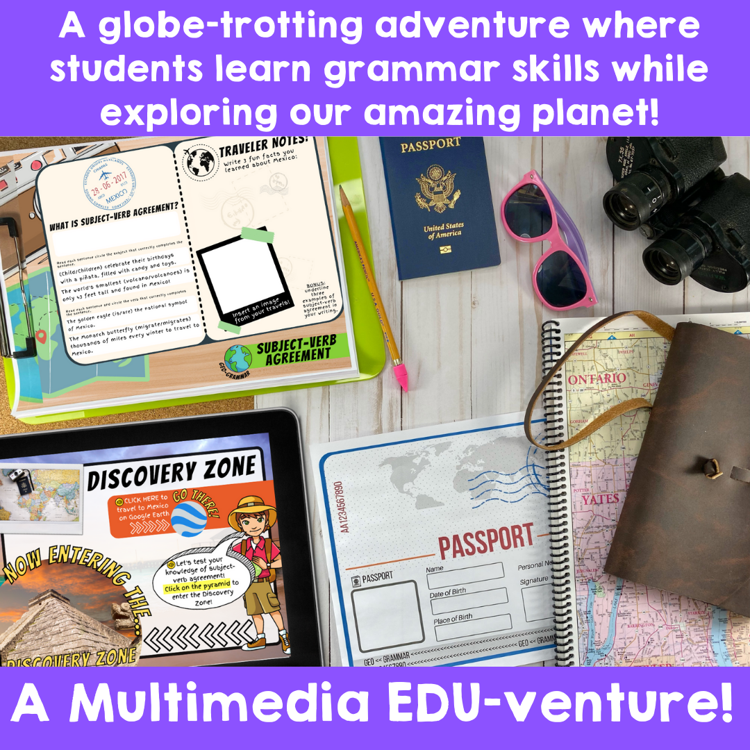 3rd Grade Grammar Activities: VERBS (LINKtivity® + Mini-Unit) — THE ...