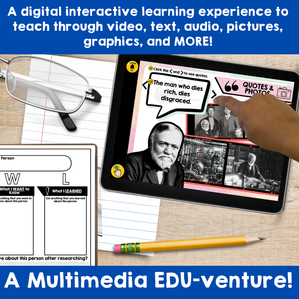 George Washington Carver LINKtivity® (Digital Biography Activity for ...