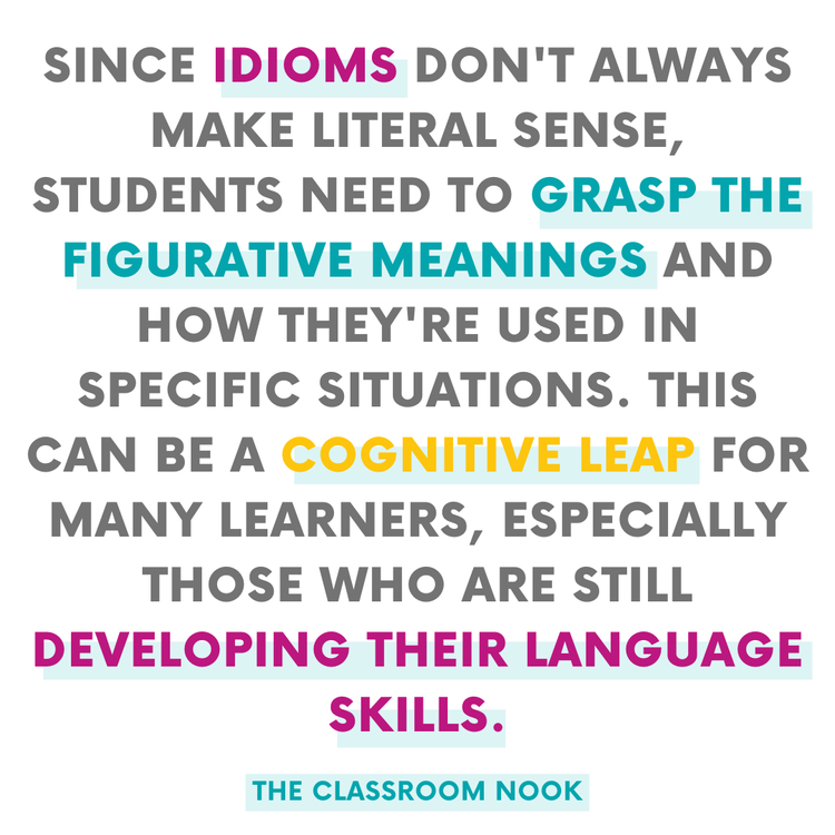 Mastering Figurative Language: Fun Idiom Lessons & Activities for Kids ...