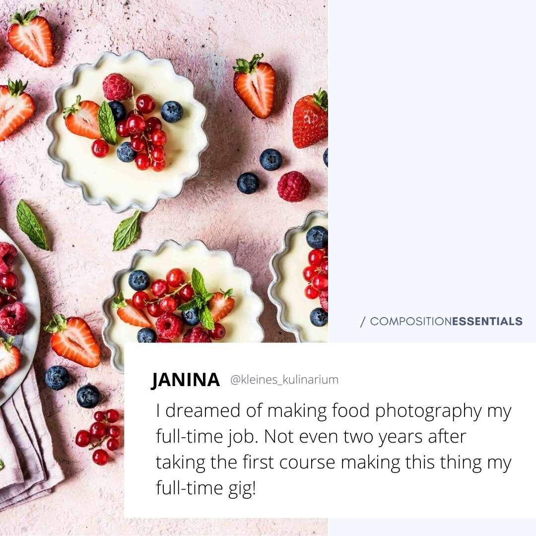 Composition Essentials Food Styling Course — Food Photography Courses