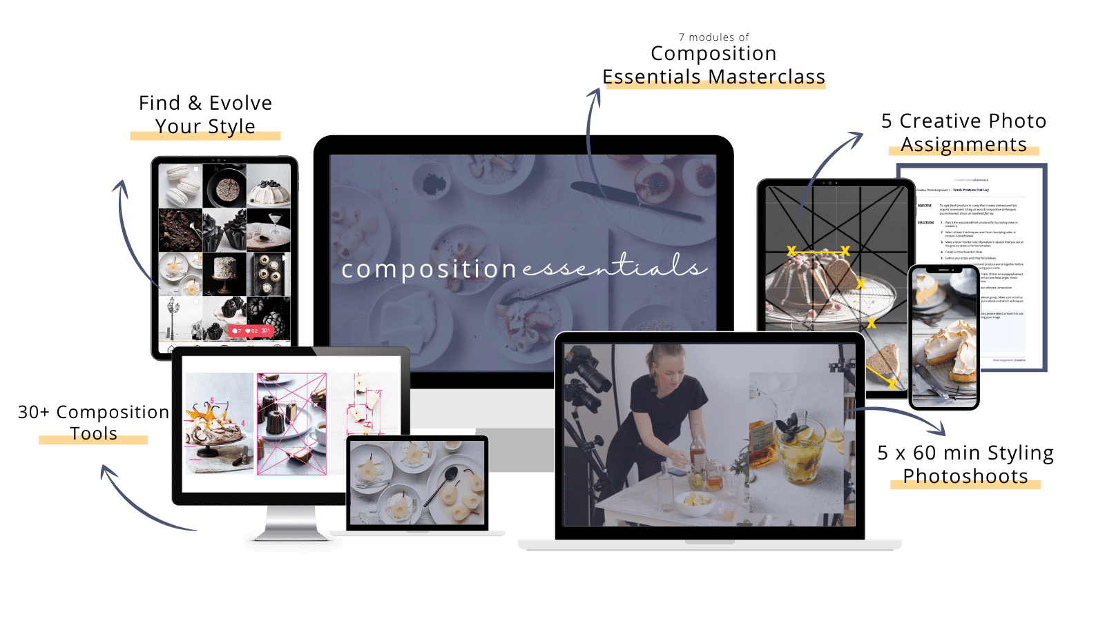 Composition Essentials Food Styling Course — Food Photography Courses