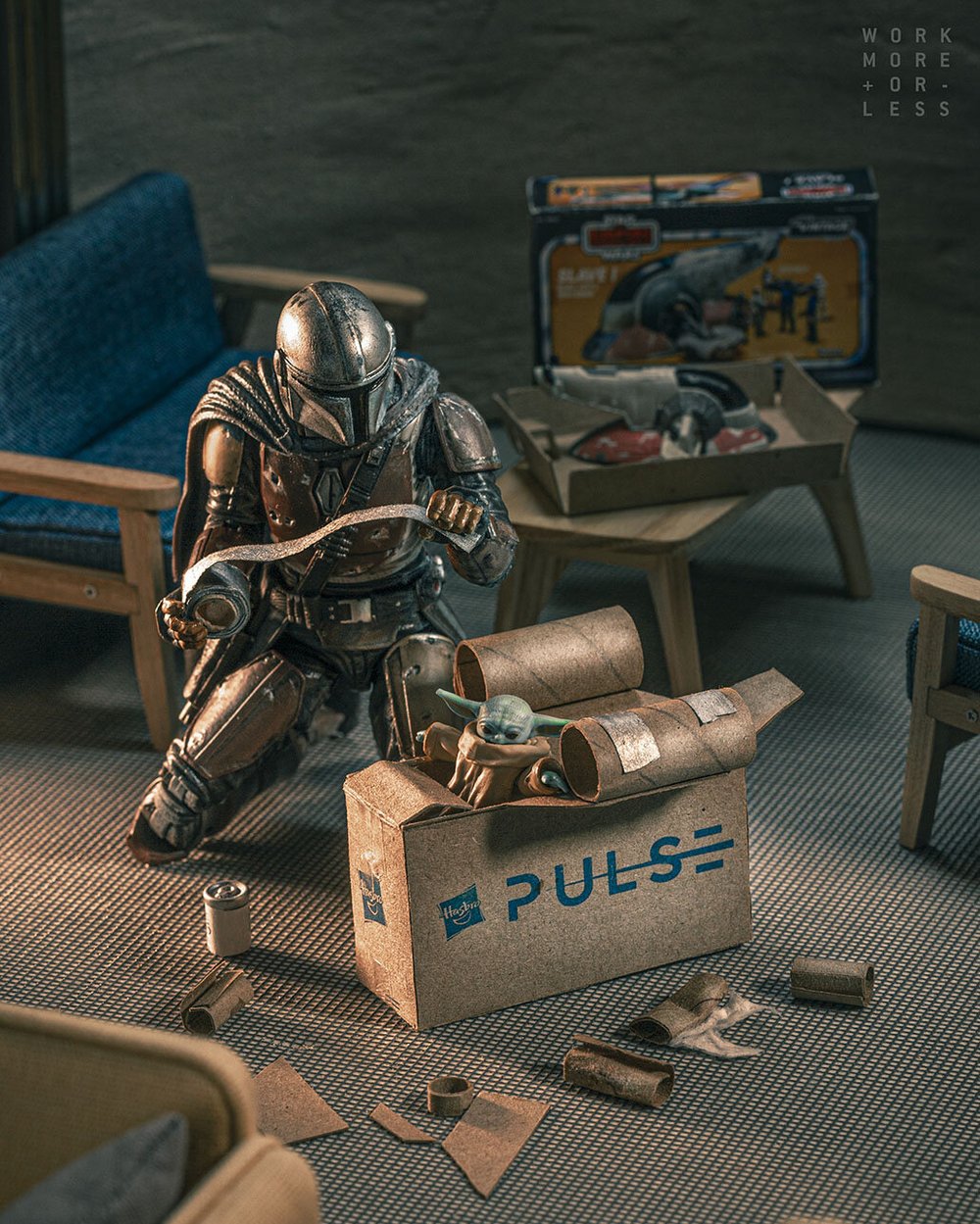 Hasbro Pulse : Razor Crest — WORK MORE OR LESS