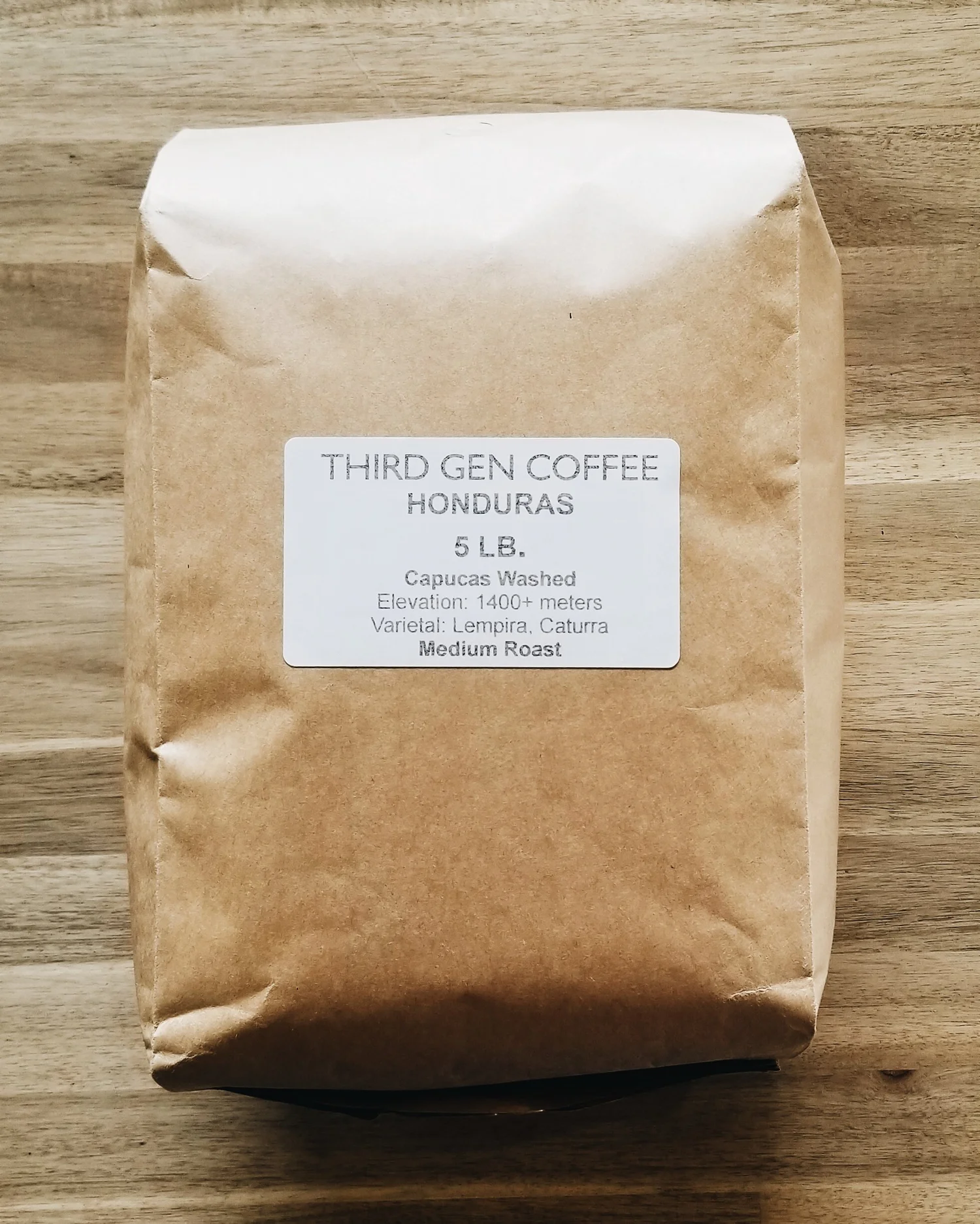 Honduras Whole Bean — Third Gen Coffee