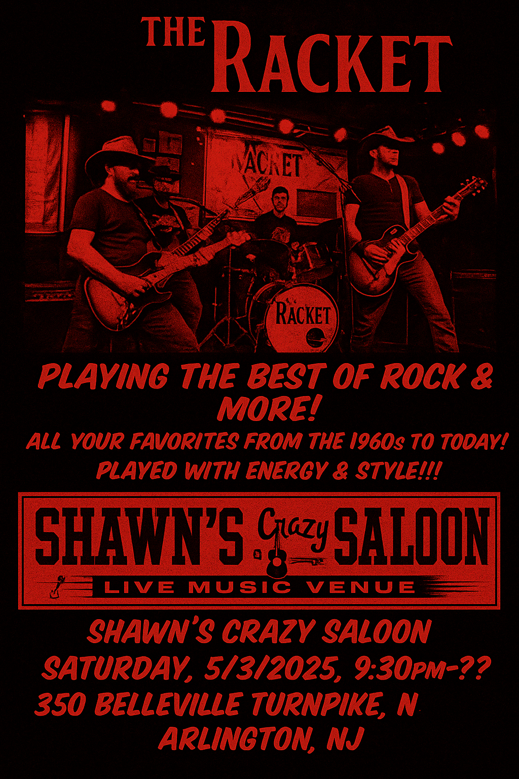 Ticket's — Shawns Crazy Saloon