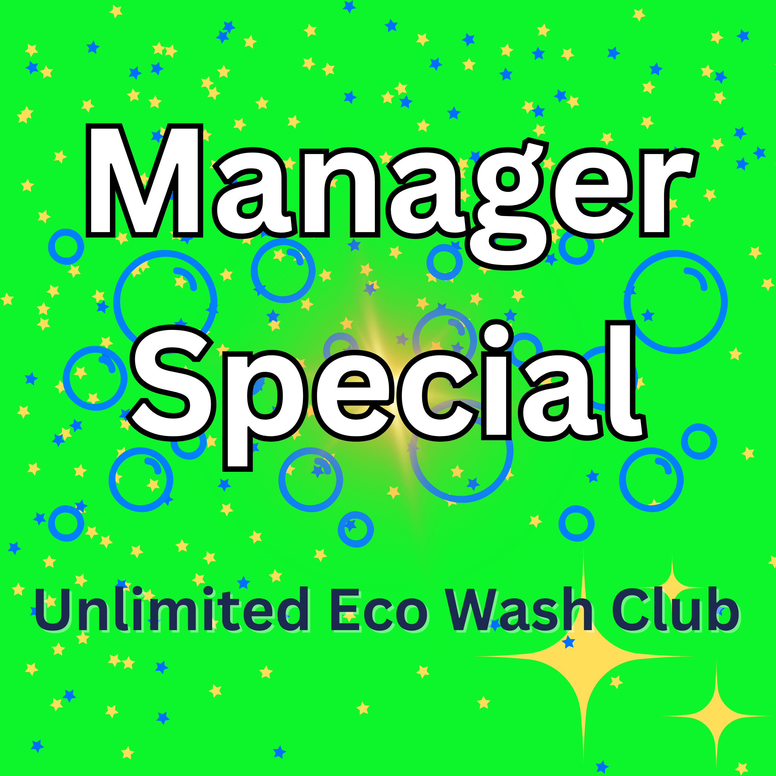 Unlimited Eco Wash Club - Manager Special — My Eco Wash