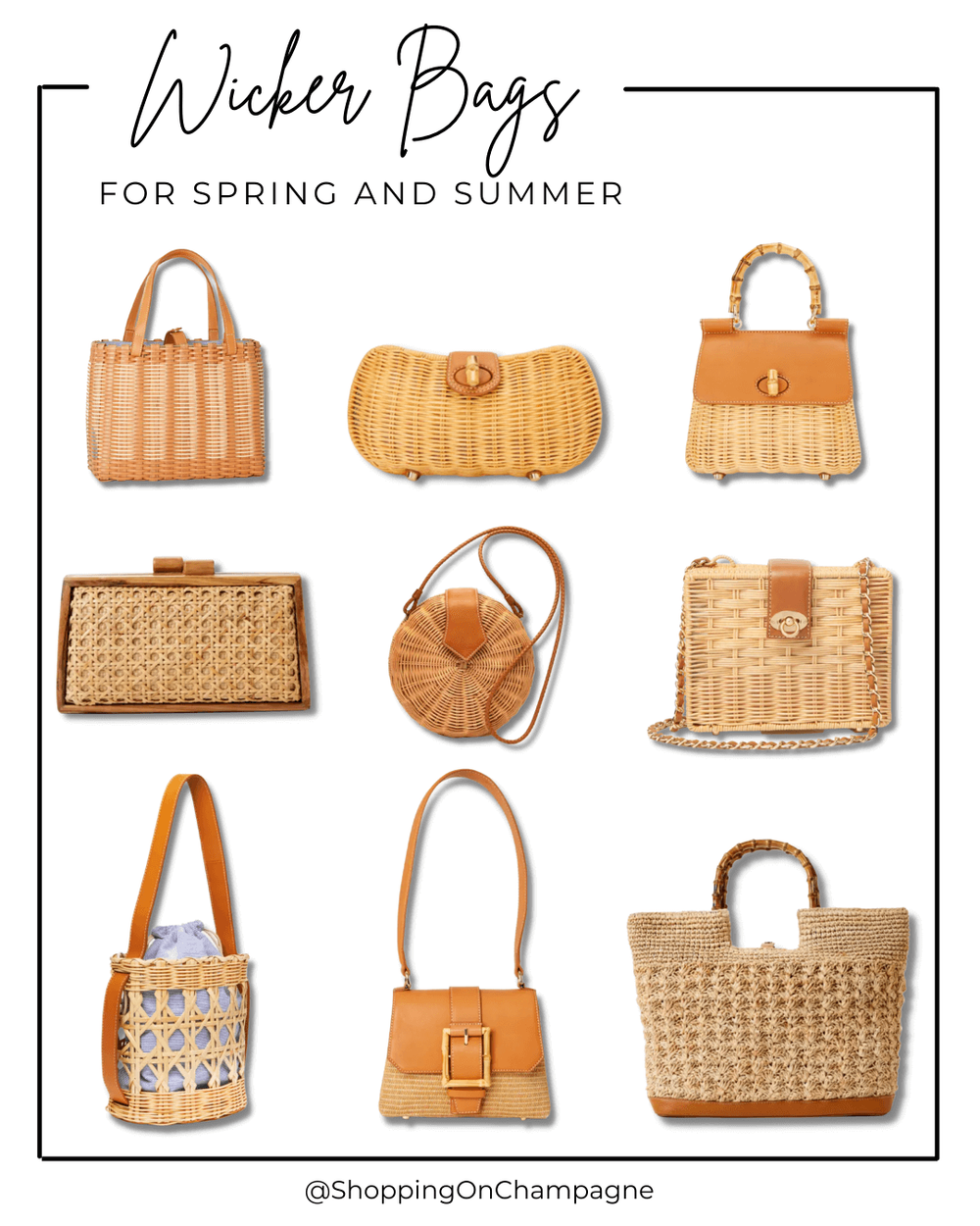 Wicker Bags: Ultimate Summer Preppy Handbags — Shopping on Champagne