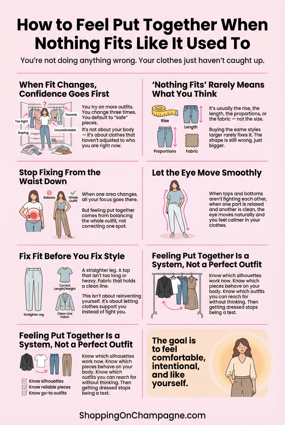 How to Feel Put Together When Nothing Fits Like It Used To — Shopping ...