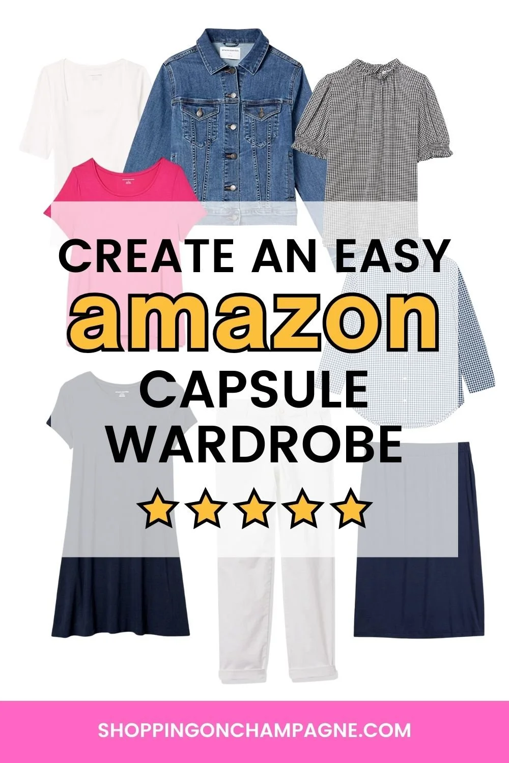 How To Build An Amazon Capsule Wardrobe Shopping On Champagne