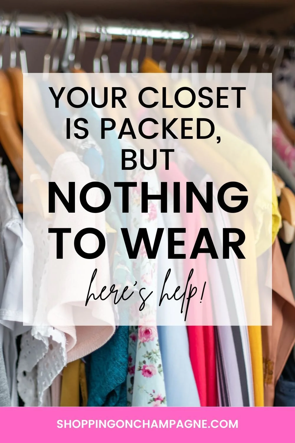 Nothing to Wear? Try Outfit Planning! — Shopping on Champagne