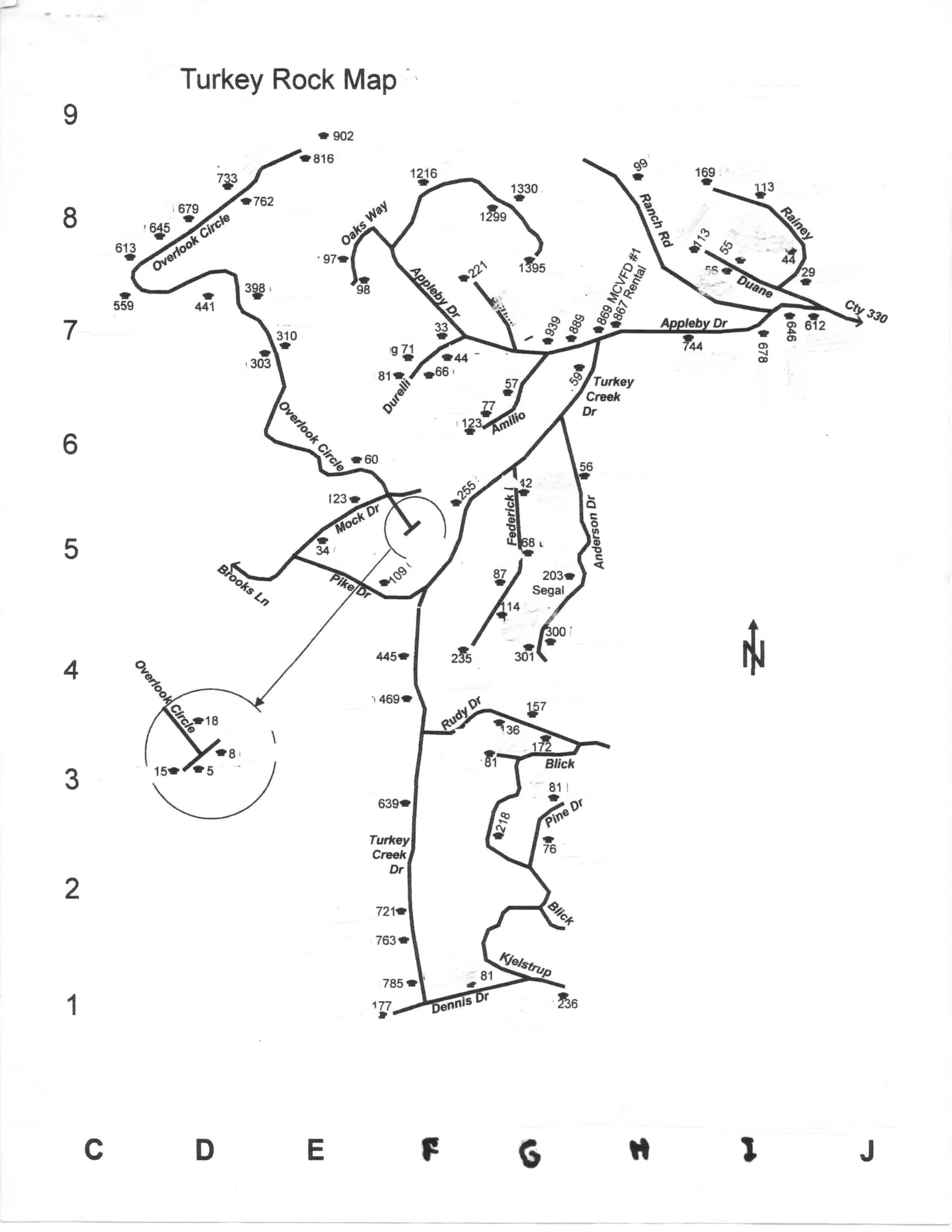 Maps — Turkey Rock Rec. Association