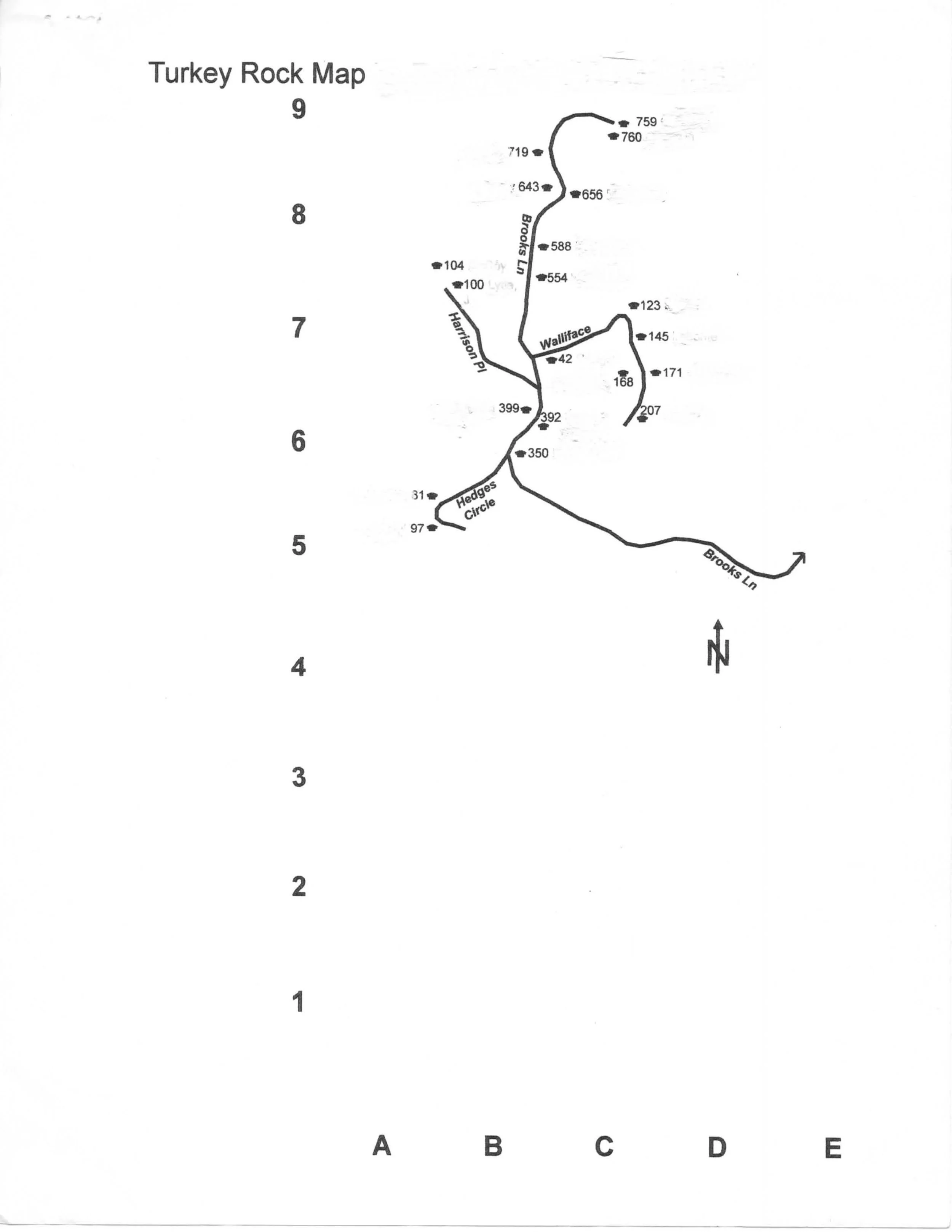 Maps — Turkey Rock Rec. Association