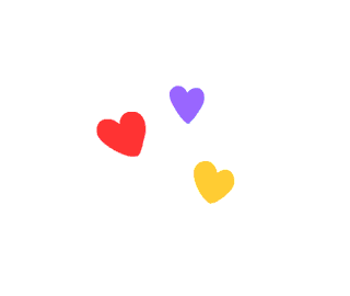Animated Flying Hearts Gif