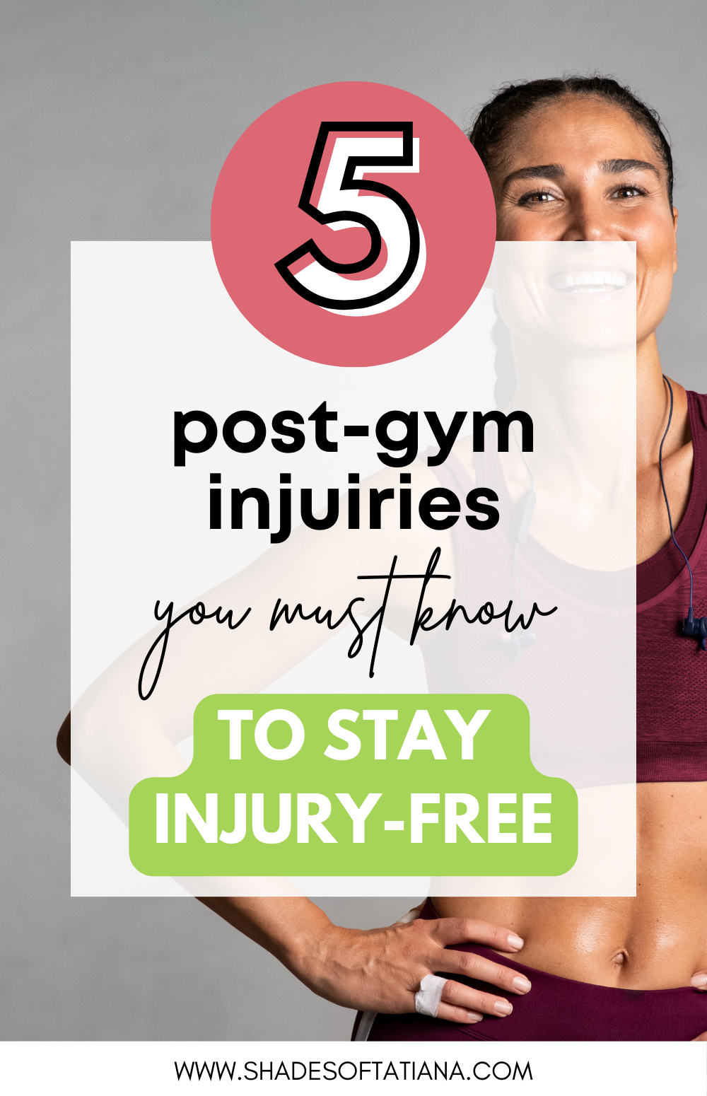 5 Common Post-Gym Injuries You Need To Know About — shades of tatiana media