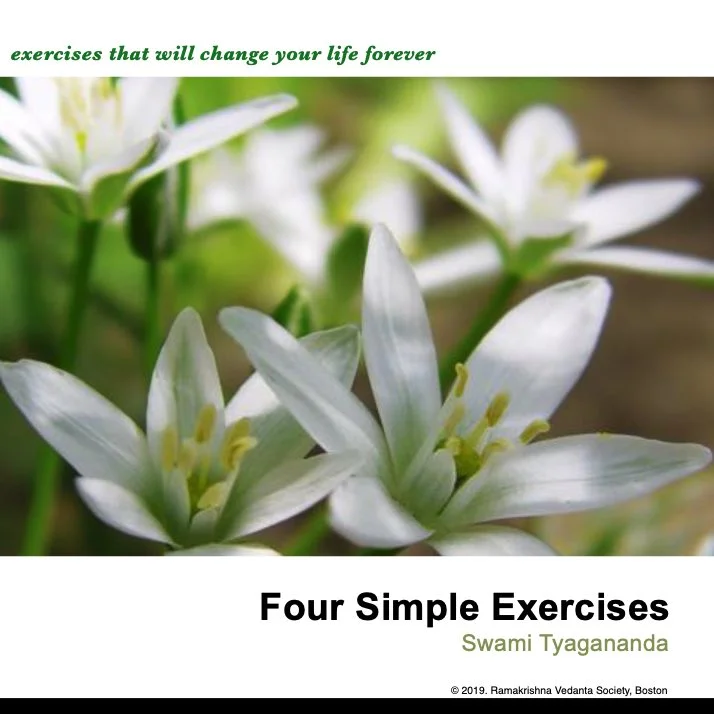 Four Simple Exercises — Ramakrishna Vedanta Society