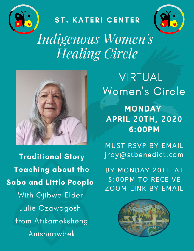 Virtual Indigenous Women's Healing Circle — Saint Kateri Center of Chicago