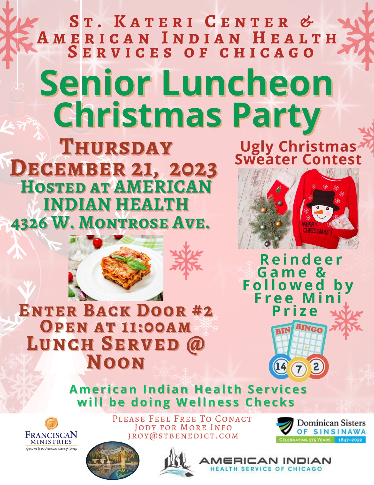 Senior Luncheon Christmas Party — Saint Kateri Center of Chicago