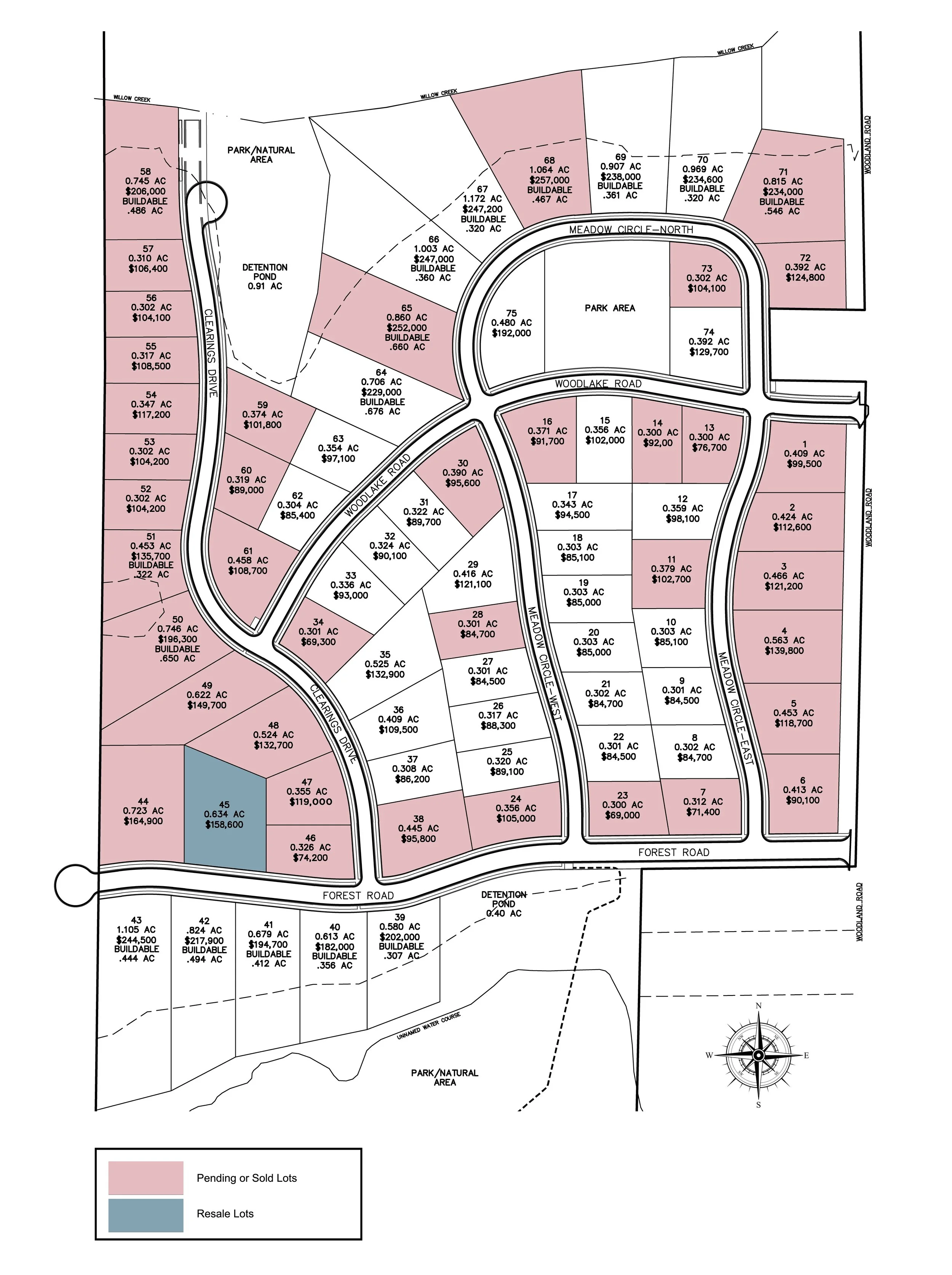 Lot Information — The Clearings of Kohler