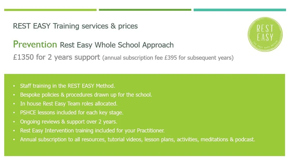 School Services — REST EASY Training