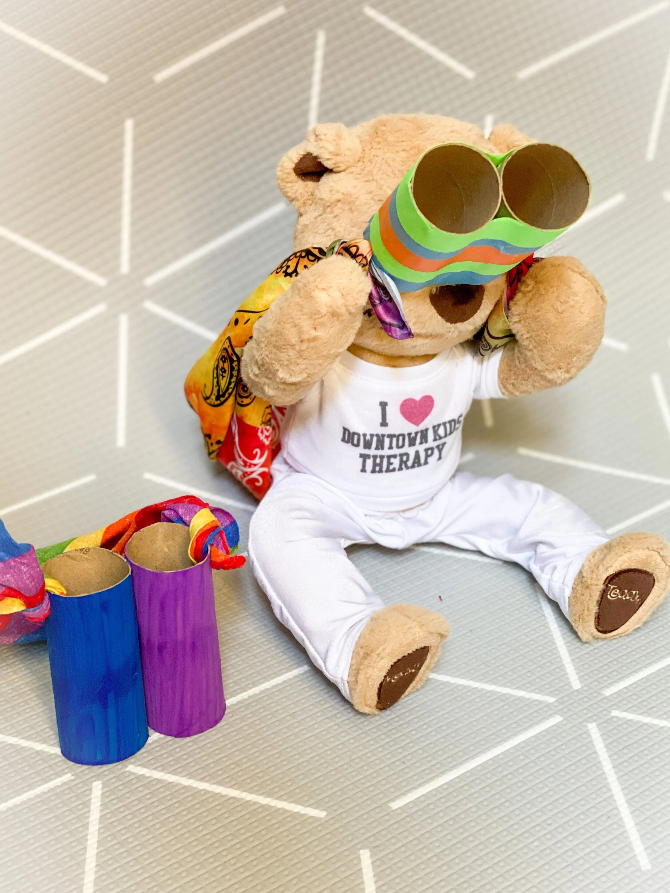 Binocular Craft — Downtown Kids Therapy - NYC OT, PT, SLP