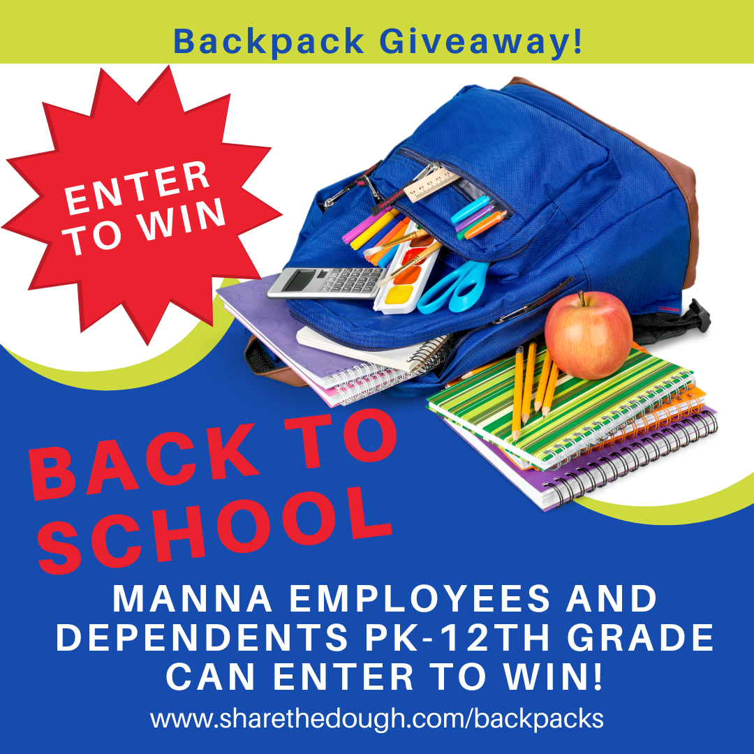 Back to School Backpack Giveaway — Share The Dough