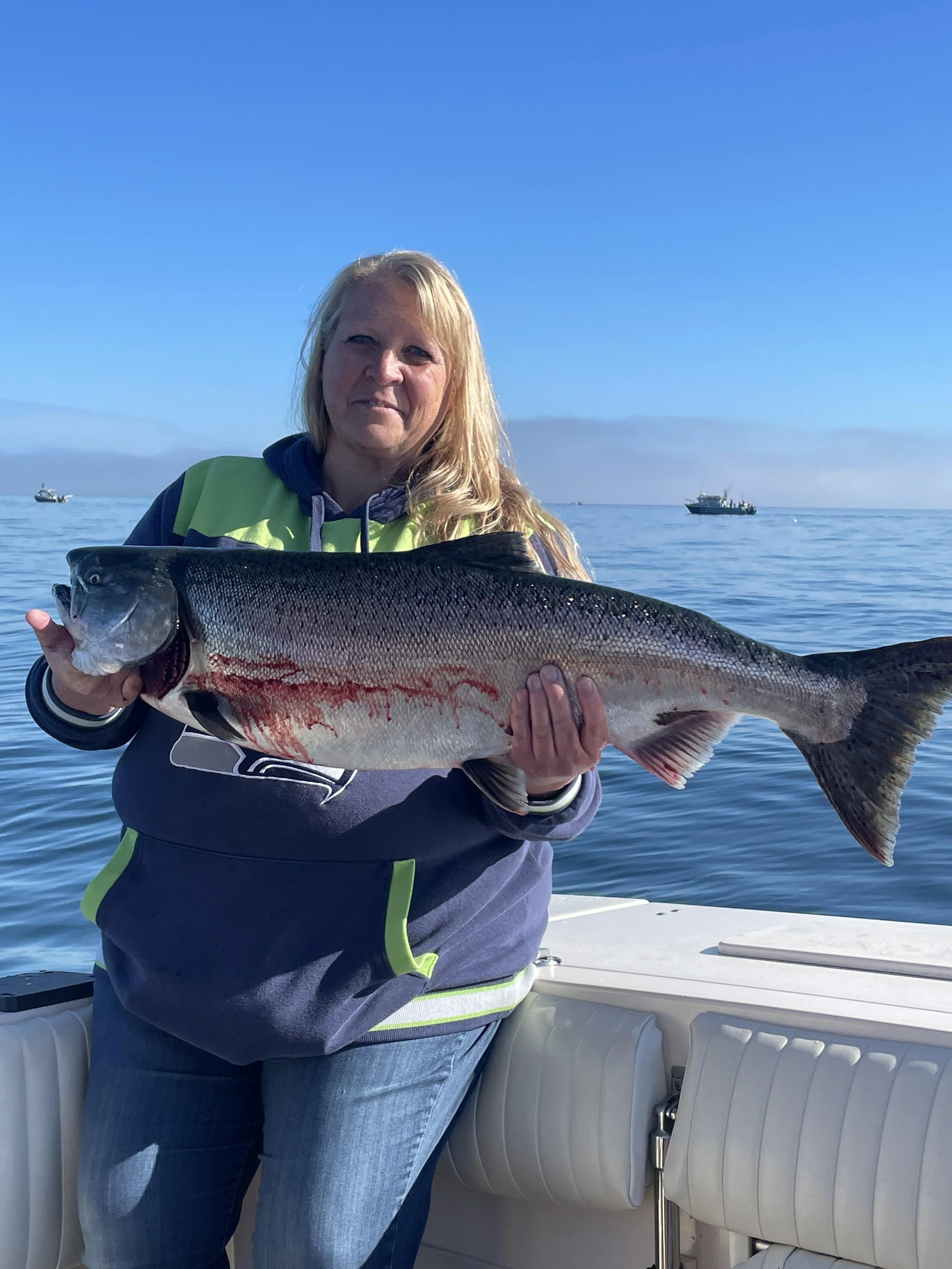 Hatchery Chinook finishes strong! Ocean Coho are on there way — Wind ...