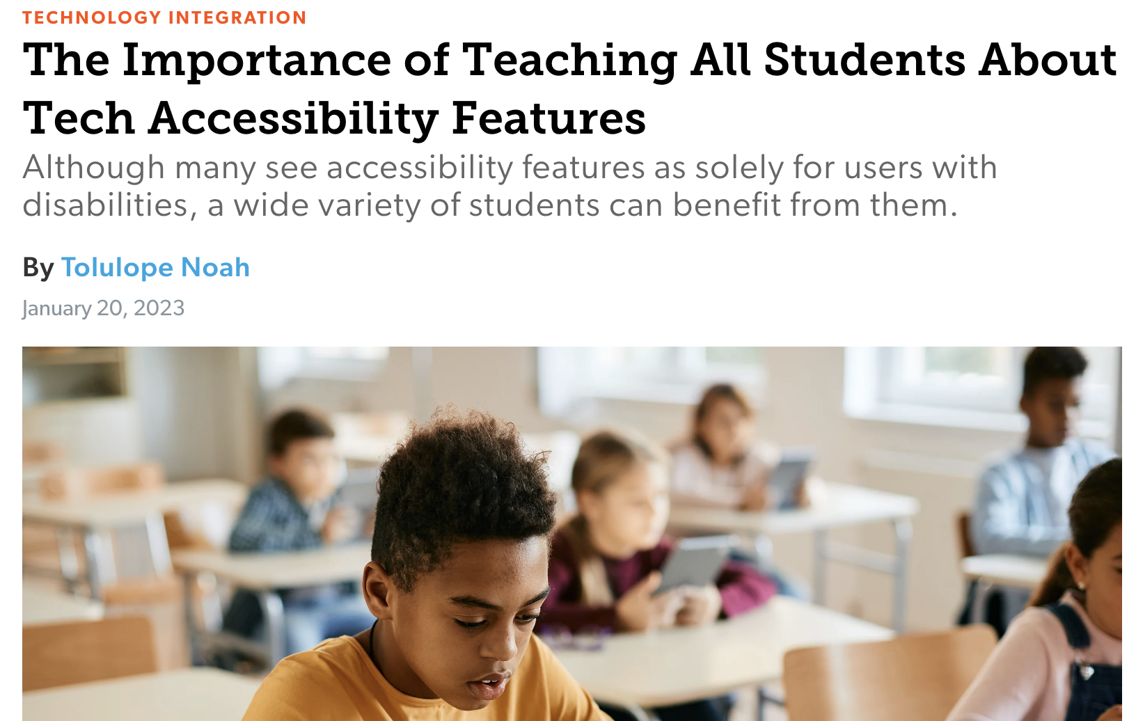 2023 CAST UDL Symposium — Dr. Tolu Noah