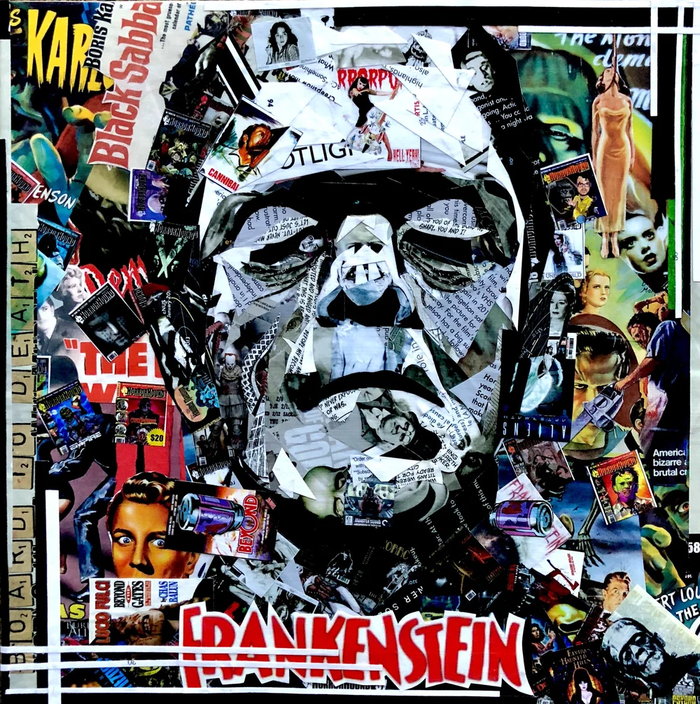 Horror Movie Collage Poster