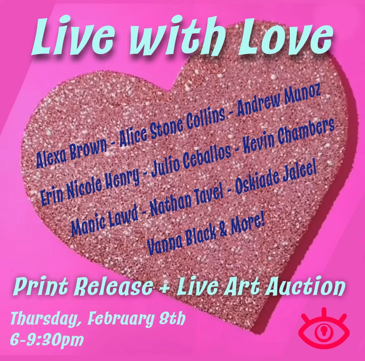 UPCOMING EXHIBITIONS — CAT EYE CREATIVE