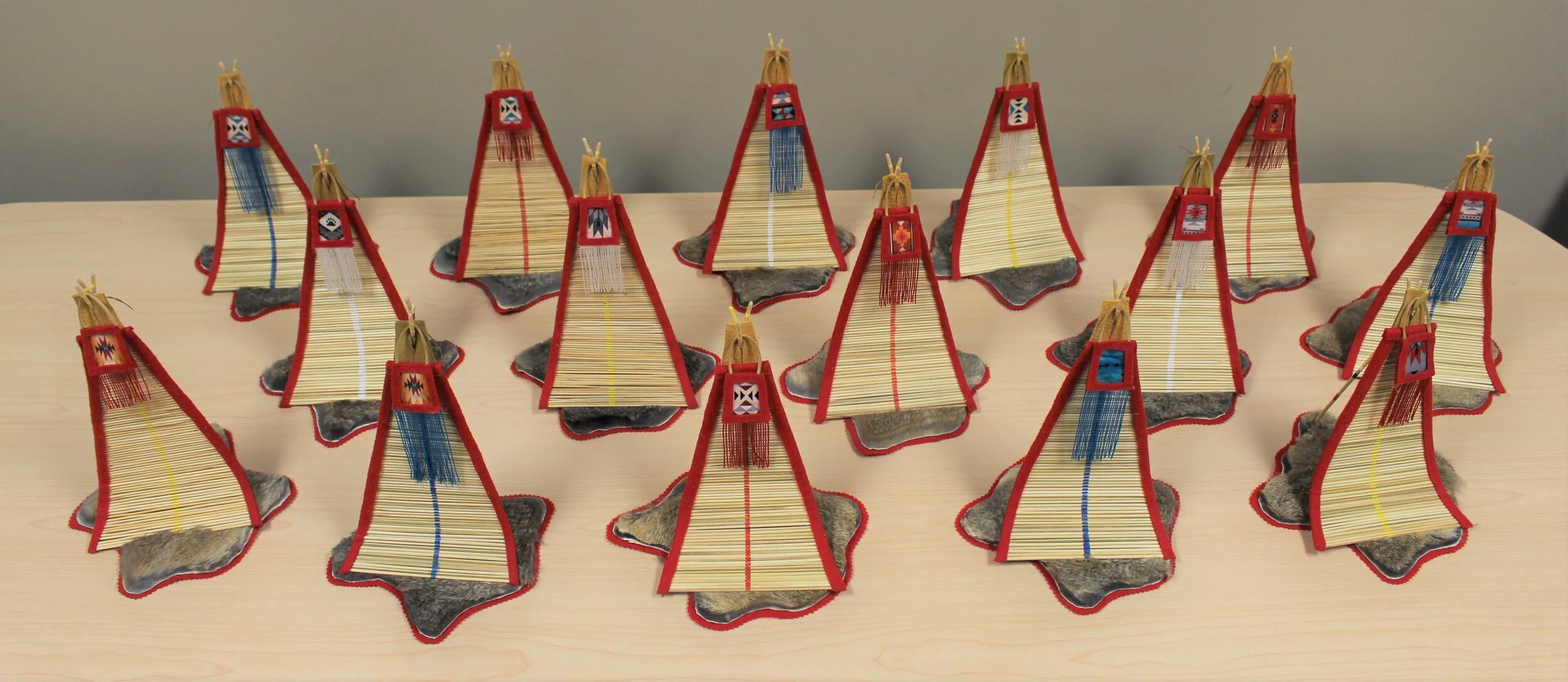Miniature Tipi Backrests with artist Lance Cardinal — SOULFLAME ...