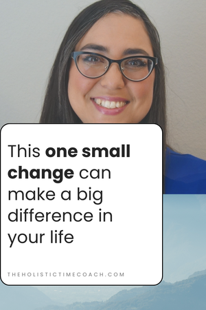 This one small change can make a big difference in your life — The ...