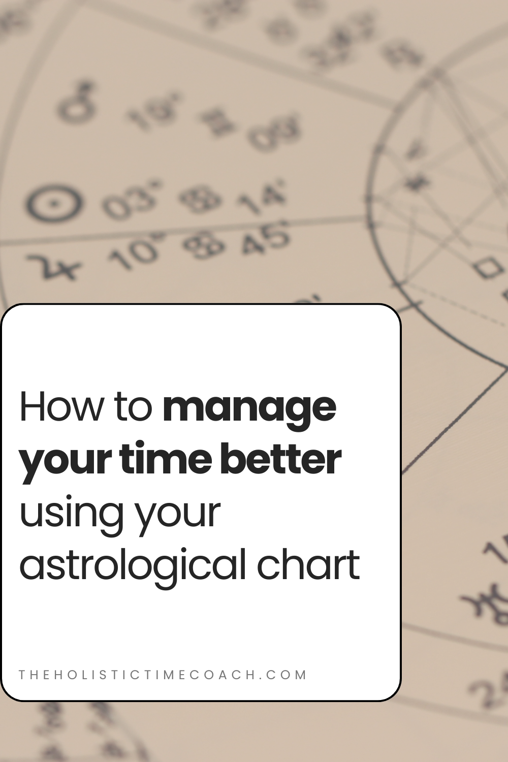 How to manage your time better using your astrological chart — The ...