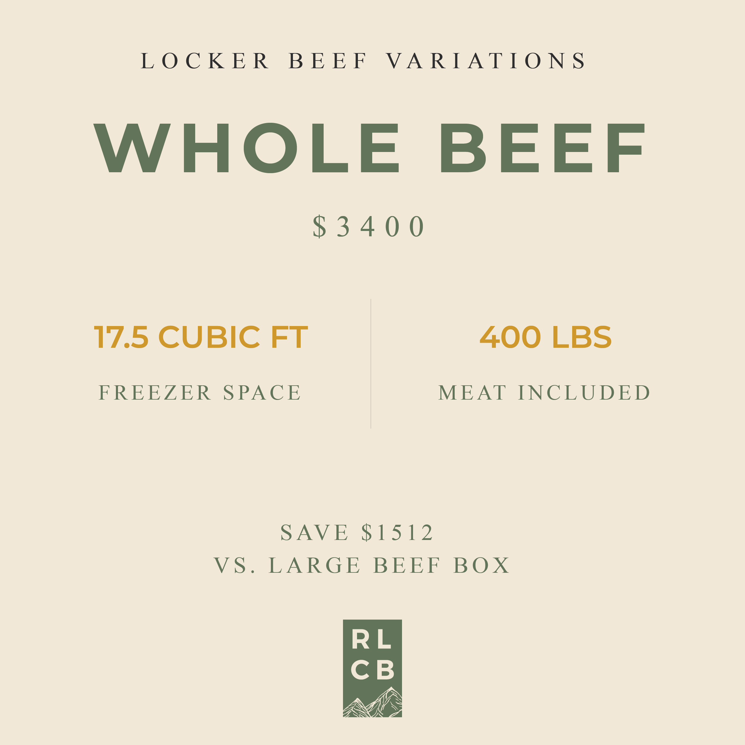 Locker Beef — Rancho Largo Custom Beef