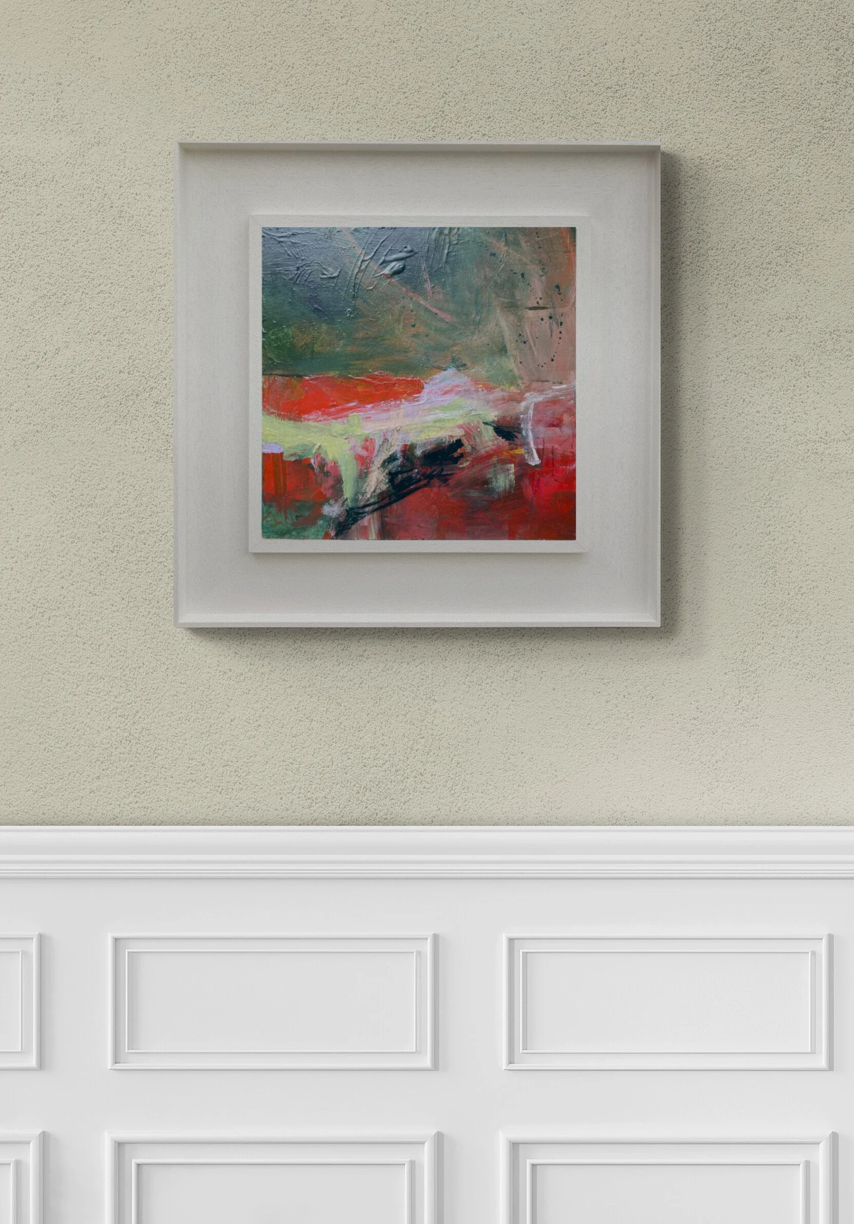 Original abstract landscape paintings by British artist Georgia Elliott ...