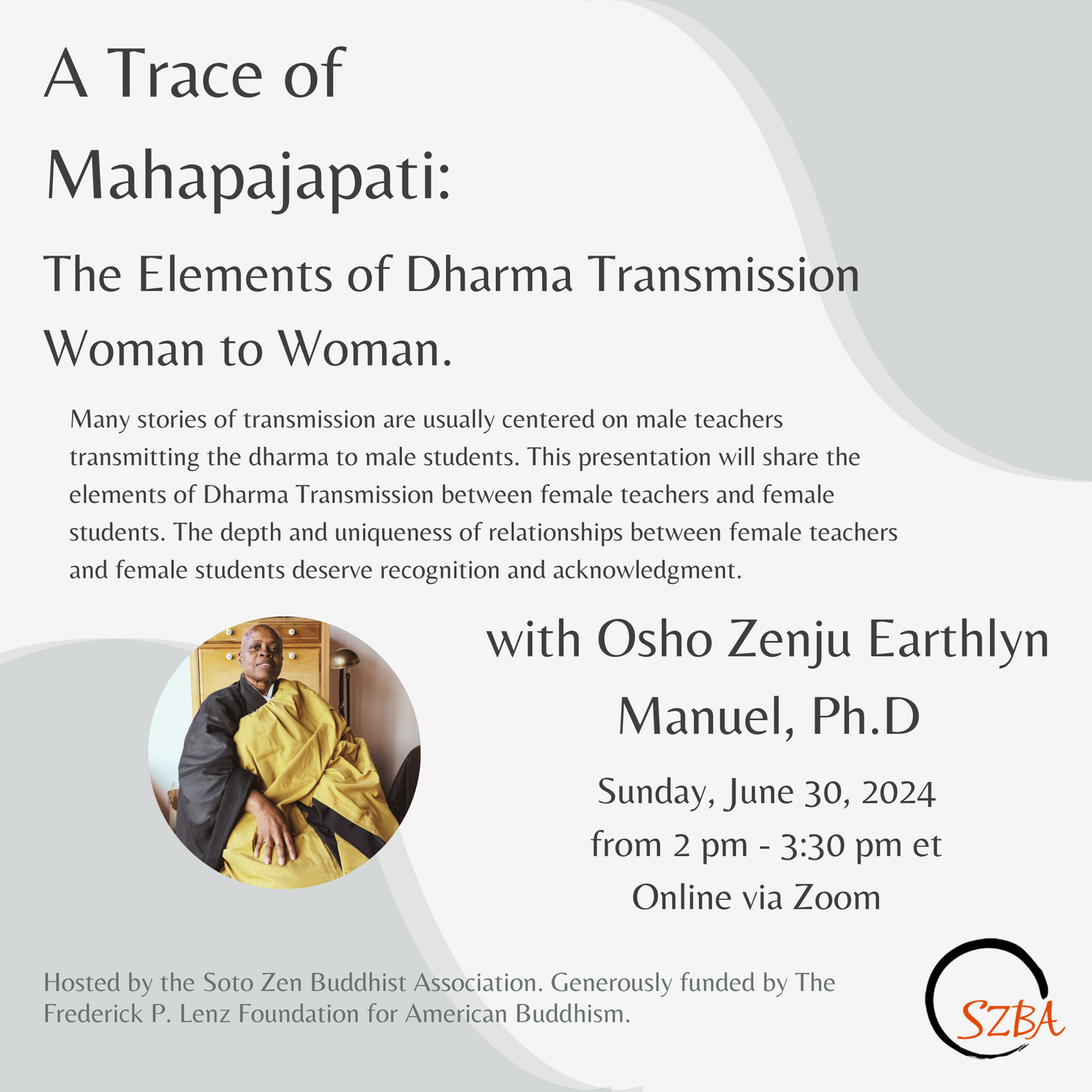 Workshops & Courses — Soto Zen Buddhist Association
