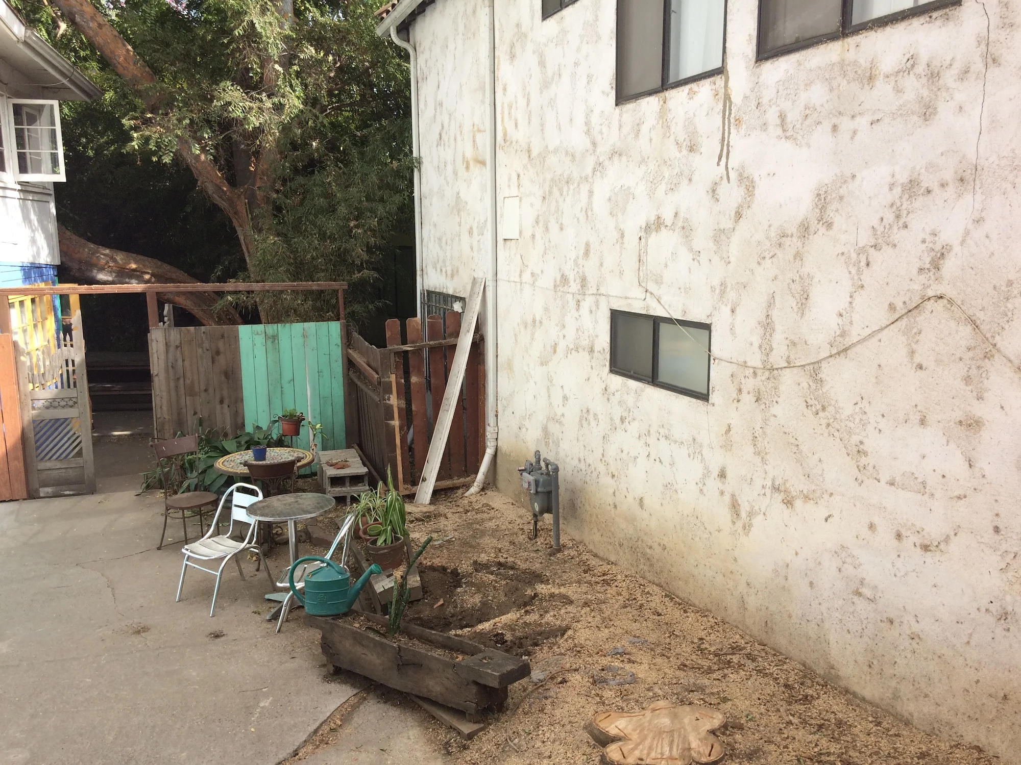 Upcycled Sideyard — Sweet Smiling Landscapes, Landscape Design