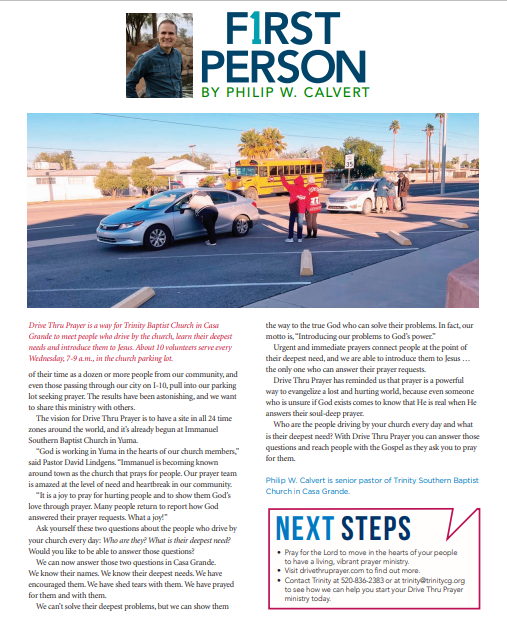 Drive Thru Prayer — Trinity Baptist Church