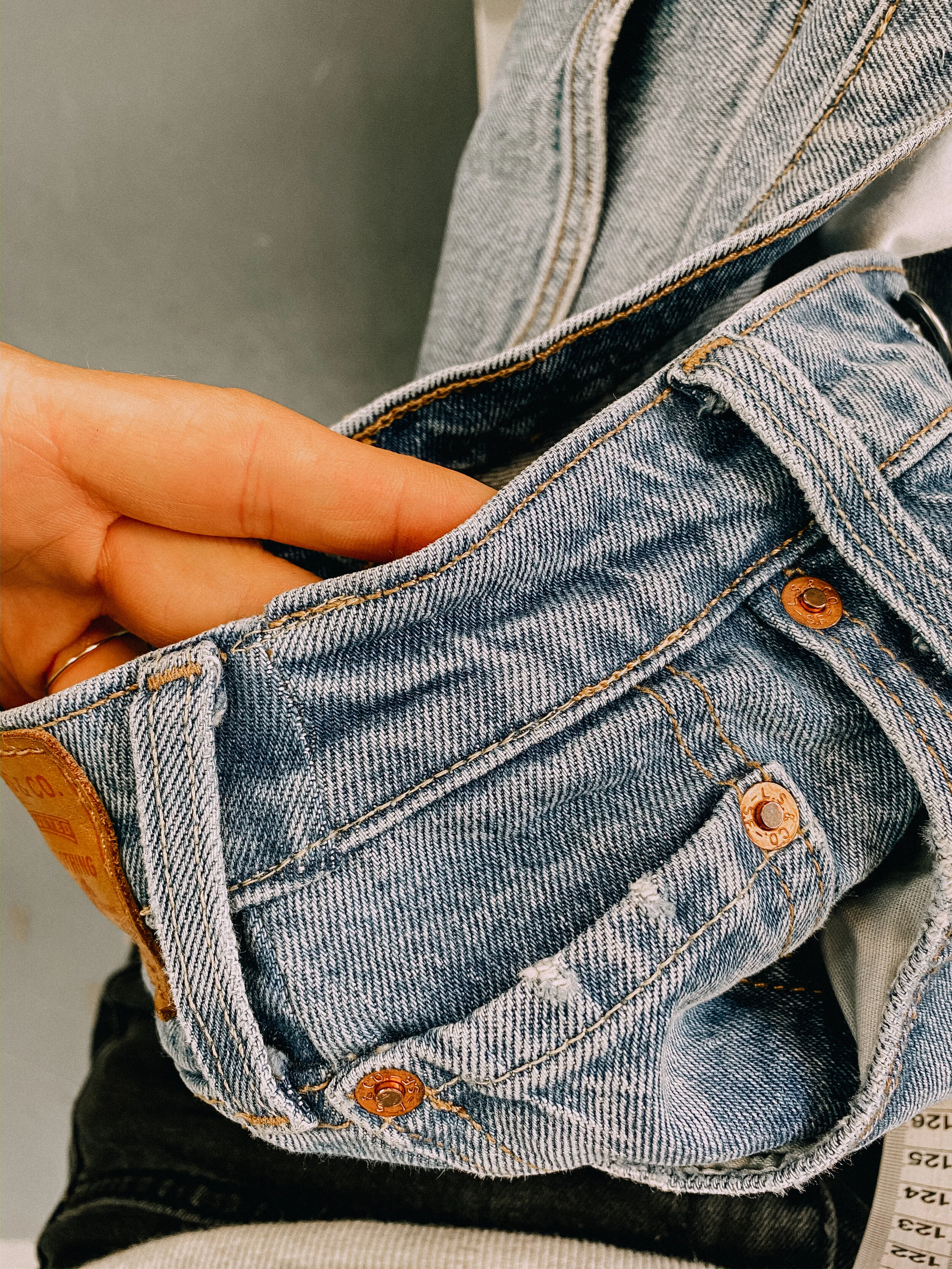 Jeans Alteration: How to size down Denim Jeans at the waist — Sewing ...